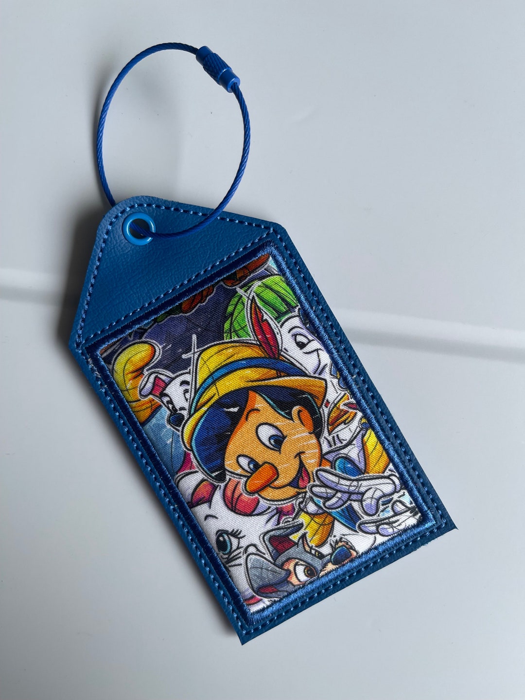 Pinocchio, Luggage Tag, Keychain, ID Card, Gift for Disney Fan, Travel ...