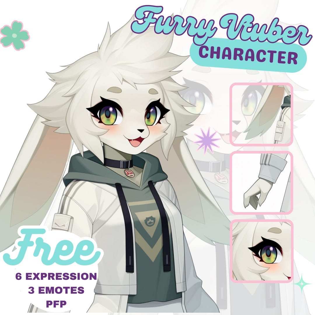 Custom Furry Vtuber Model Commission: Live2d Design & Rigging - Etsy