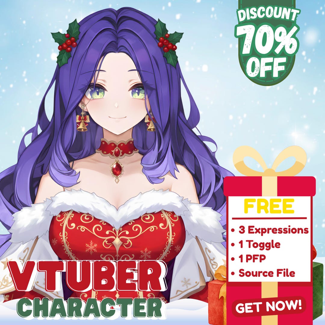 Custom Live2d Vtuber Model: Open Commission - Etsy