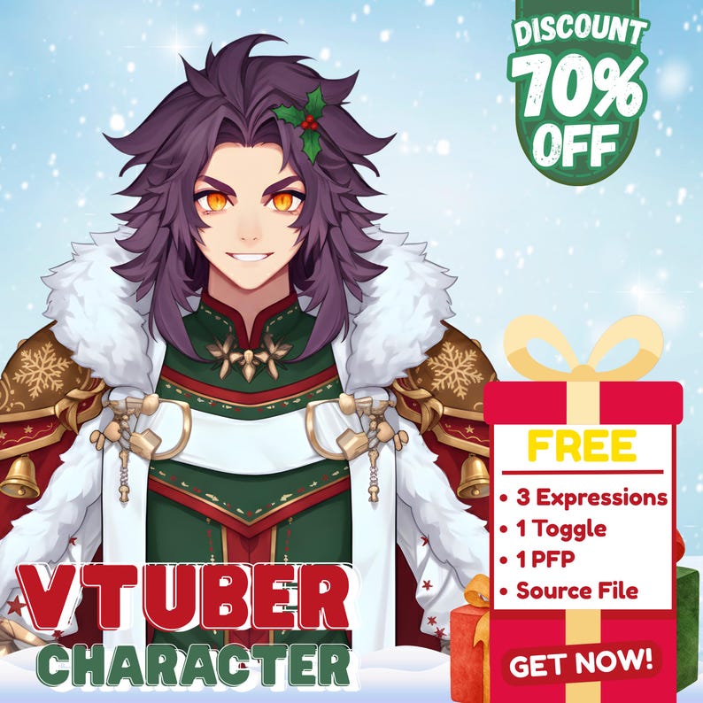 Custom Live2d Vtuber Model: Anime Design & Rigging - Etsy