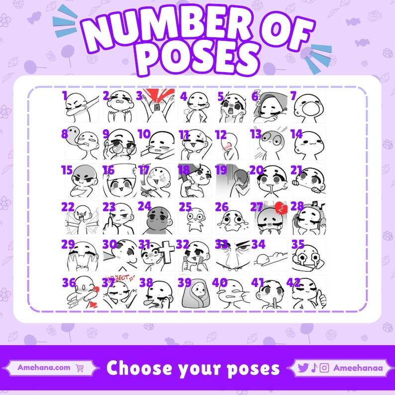 CUSTOM EMOTE Animated Emotes Chibi Anime Style Twitch Sub Emotes Emoji ...