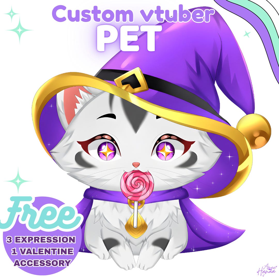 Custom Vtuber Mascot | Animal Vtuber Pet | Animal Vtuber | Mascot ...
