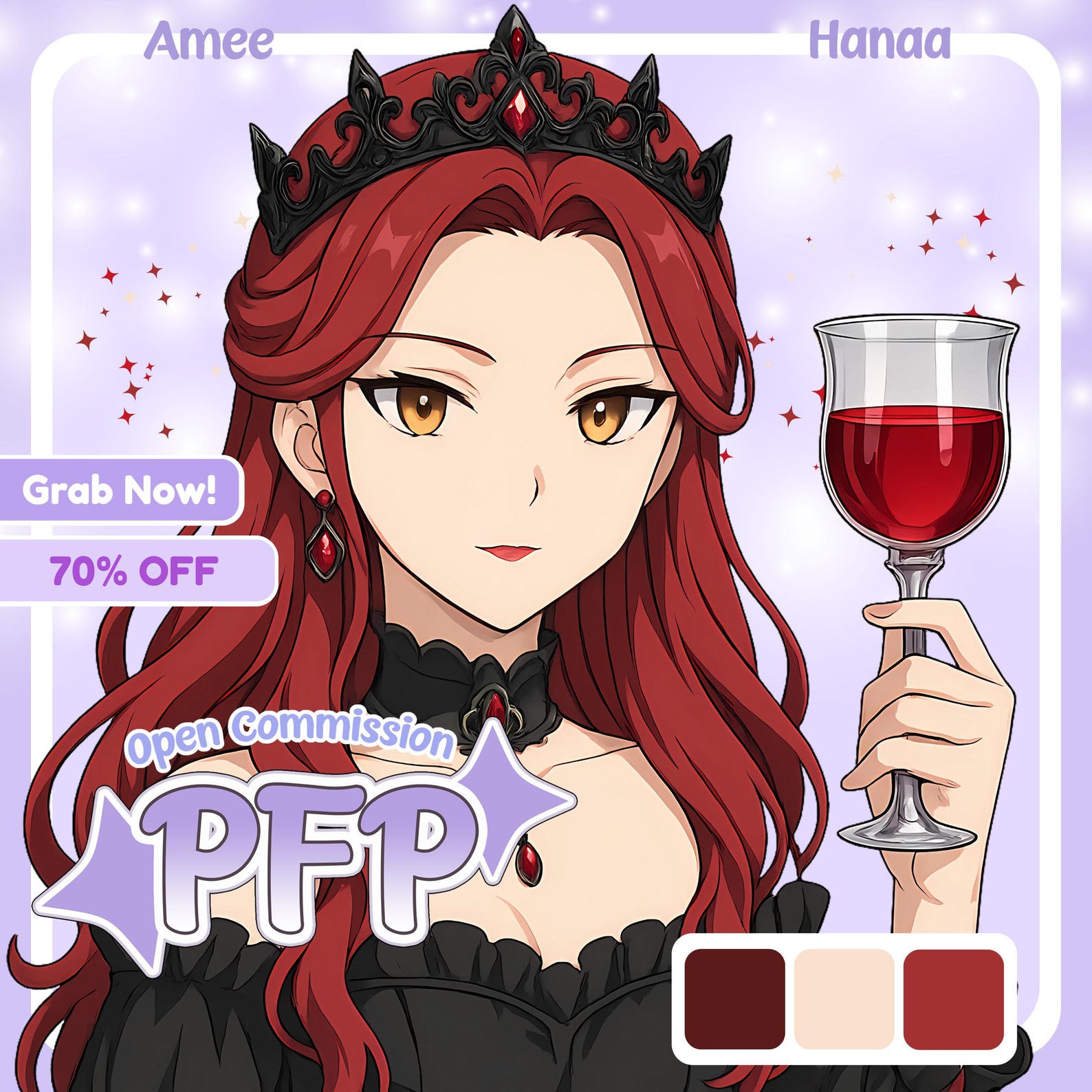 Custom Hand-drawn Anime PFP: Personalized Profile Picture - Etsy