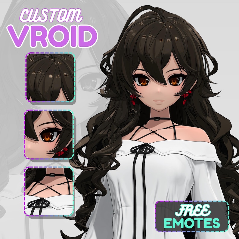 Custom 3D Vtuber Avatar: Vroid Model for Vrchat & Unity - Etsy