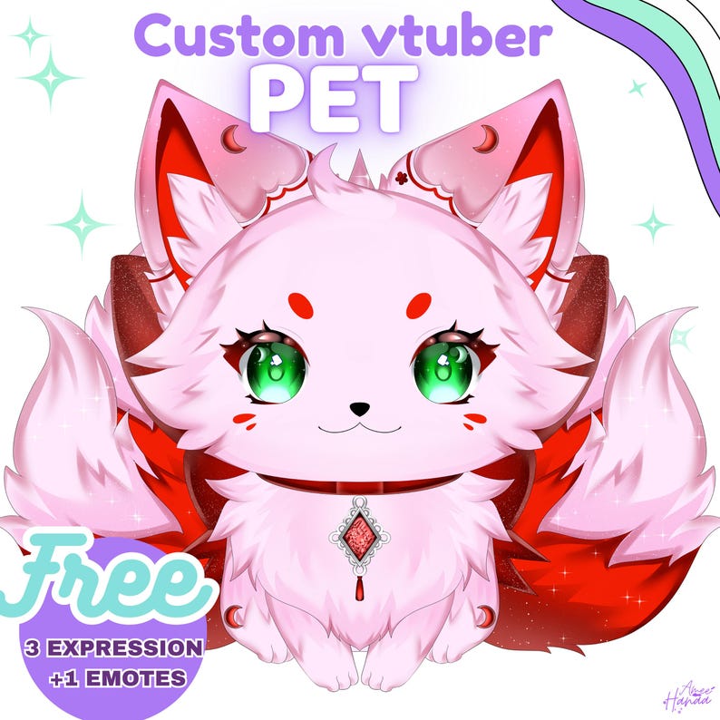Custom Vtuber Avatar, Vtuber Pet, Vtuber Model, Animal Vtuber, Vtuber ...