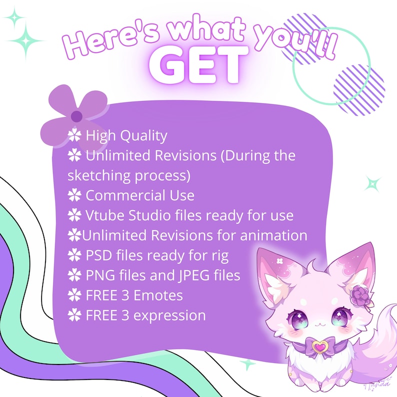 Custom Vtuber Avatar, Vtuber Pet, Vtuber Model, Animal Vtuber, Vtuber ...