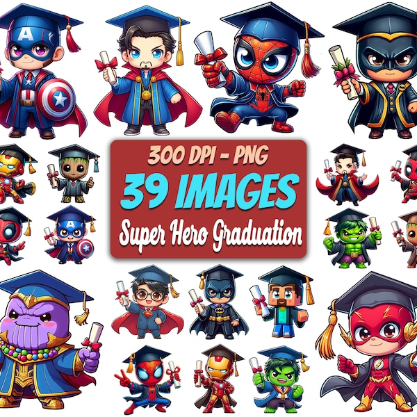 Spiderman Graduation - Etsy