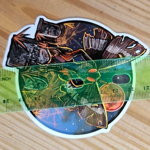 Mothman - Waterproof Sticker - 4 Inch Glossy Waterproof Sticker - Moth ...