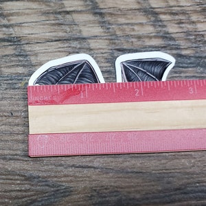 Vampire Bat Pair of Stickers 2.75 Inch Glossy Stickers Bat Bats Bird ...