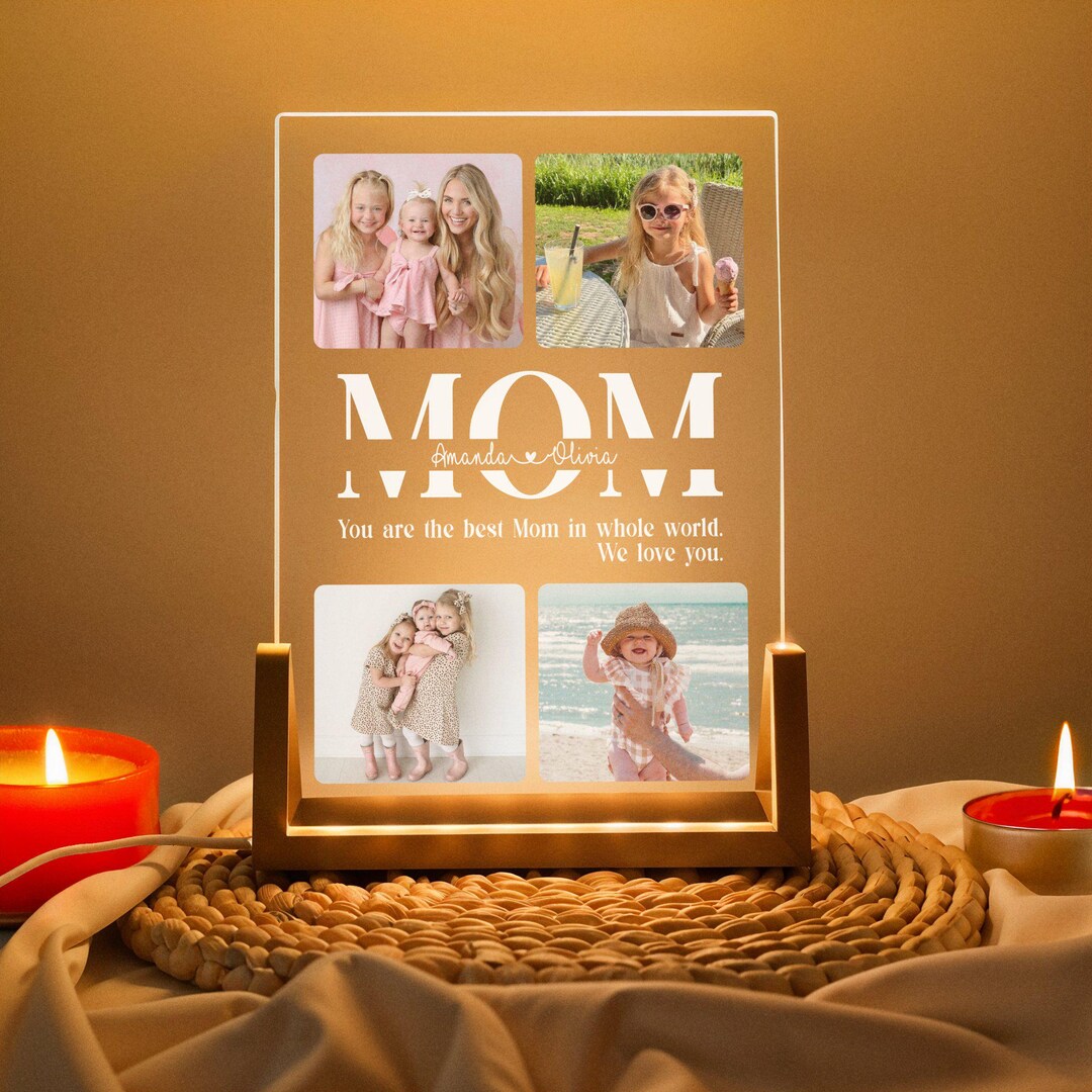 Personalized Mother Picture Frame Memorial Gift, Customized Plaque ...
