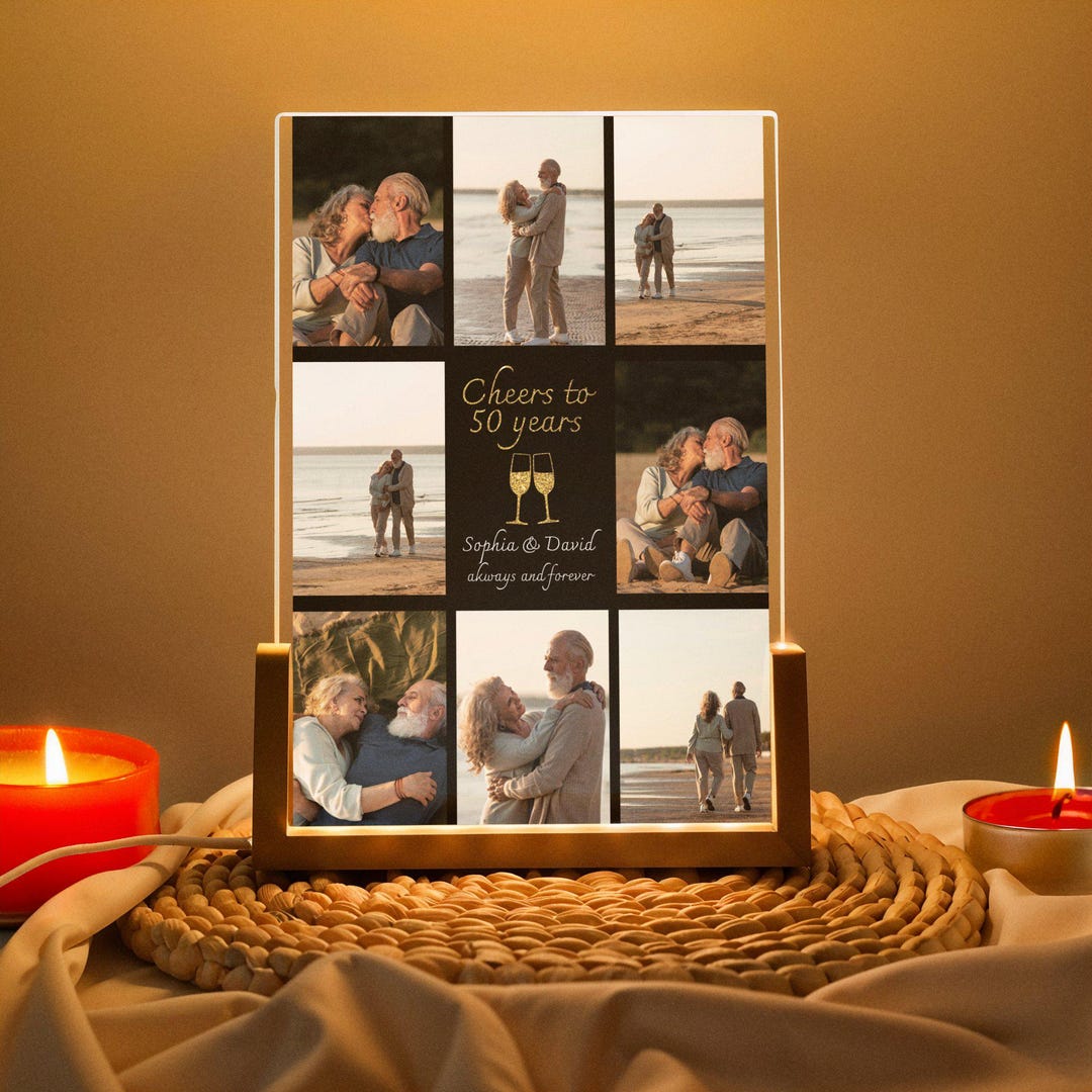 Personalized Photo Plaque With Stand, Custom Photo Wedding Gift, Photo ...
