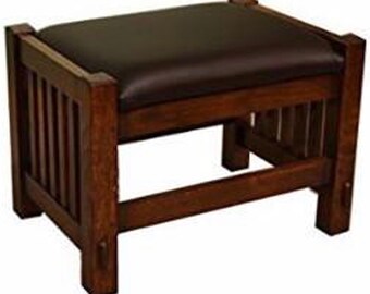 Mission Oak Stool - Etsy