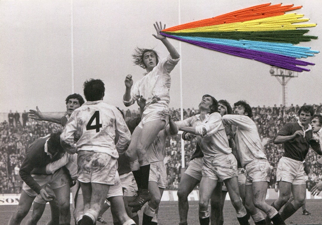 Hand Embroidery on Paper, Mixed Media Art, Sports, Teamwork, Number 4 ...