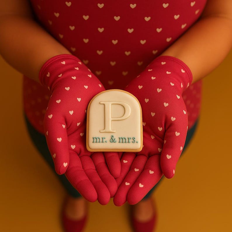 2 Dozen Wedding Sugar Cookies Set – Personalized Mr Mrs, Initial, Date ...