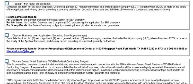 SBA Form 413 Template, Printable and Fillable Personal Financial ...