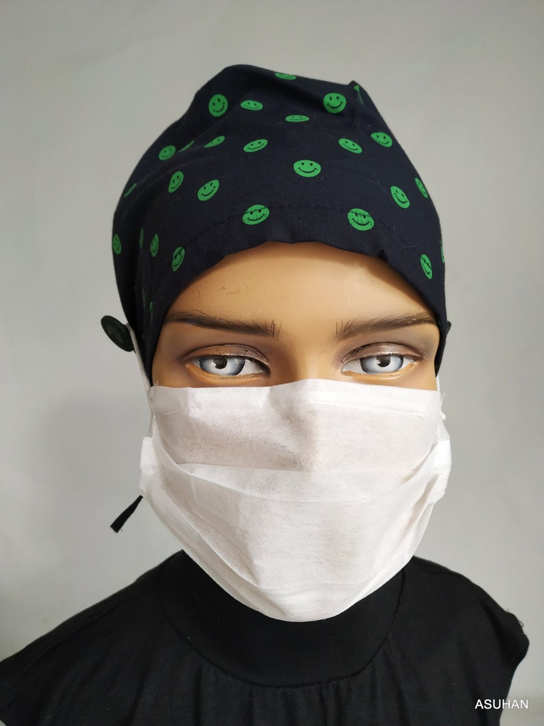 Surgical for Buttons Nurse Cap Adjustable Doctor Cap - Etsy