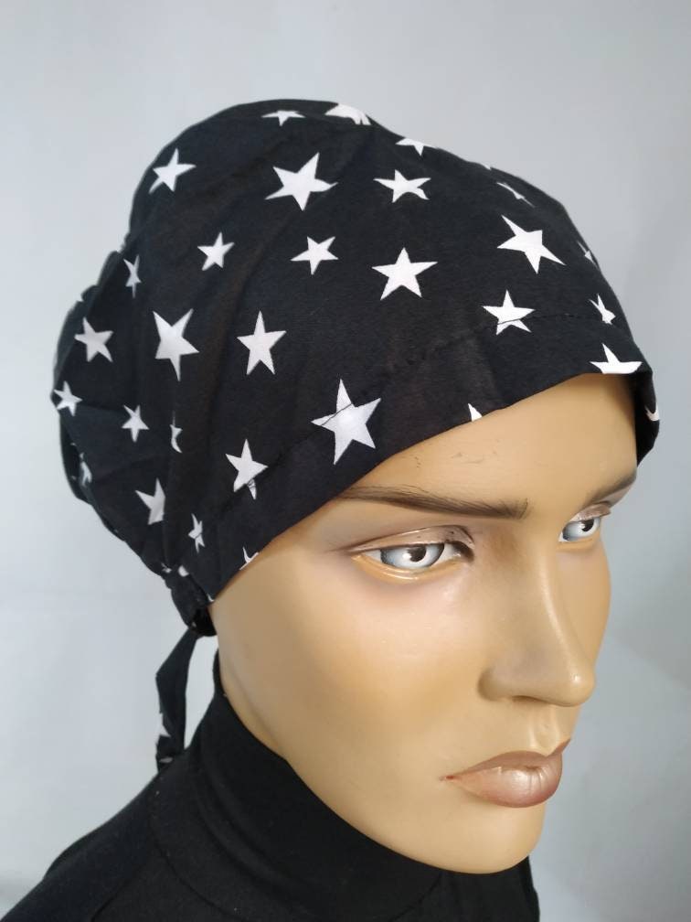 Black Nurse cap doctor cap Head Covers woman surgical | Etsy