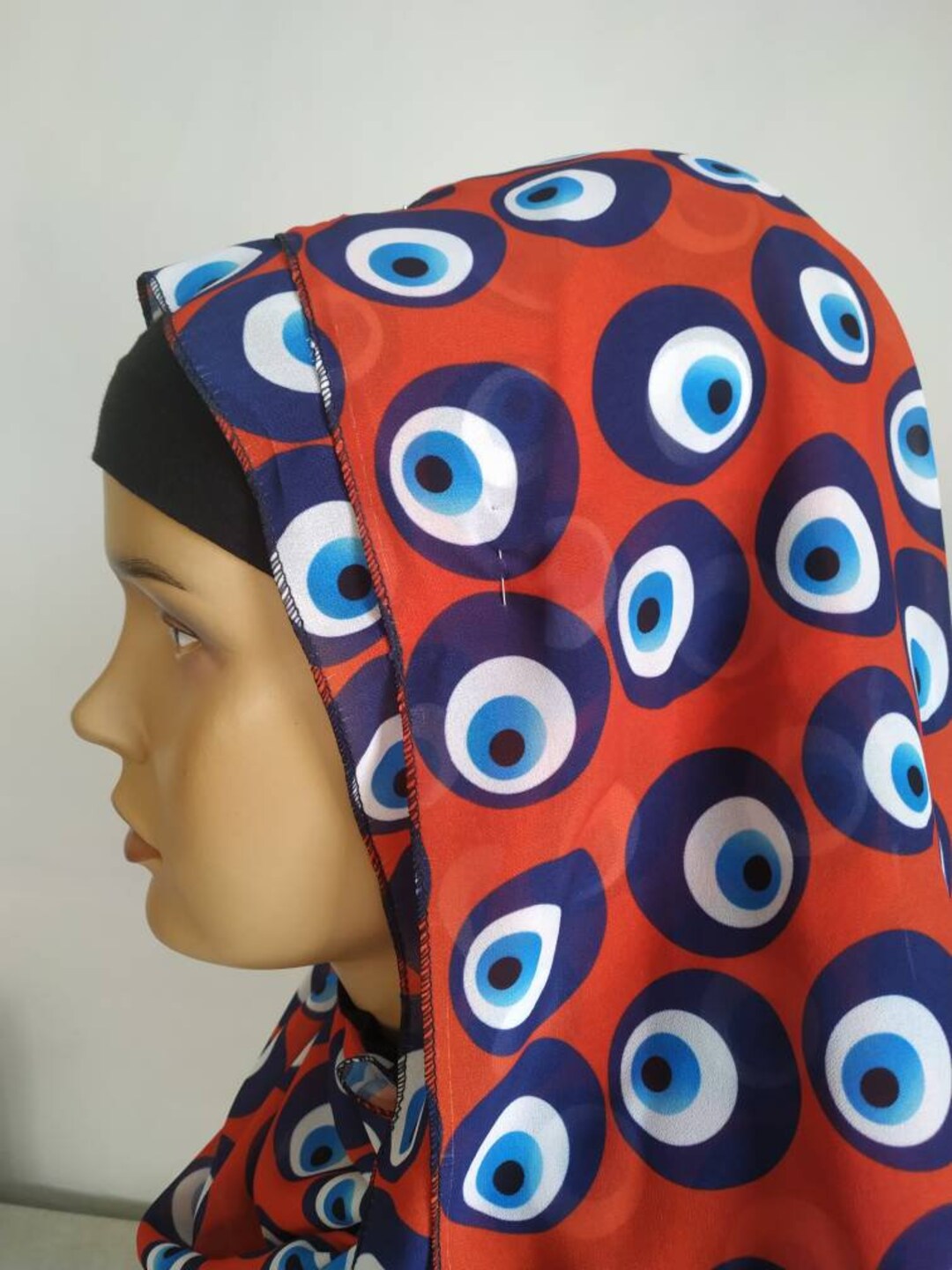 Evileye Scarves, Scarf Woman , Rectangle Scarf Evil Eye Scarf, Hijab ...