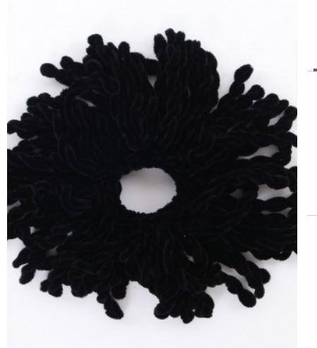 Dark Purple Velvet Hair Scrunchies Elastics Scrunchy Bobbles - Etsy