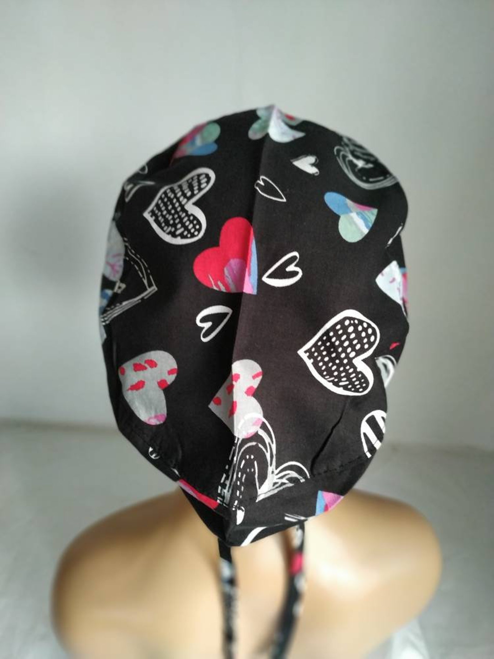 Heart Nurse Cap | Doctor Cap | Head Covers - Woman Surgical Scrub Hats ...