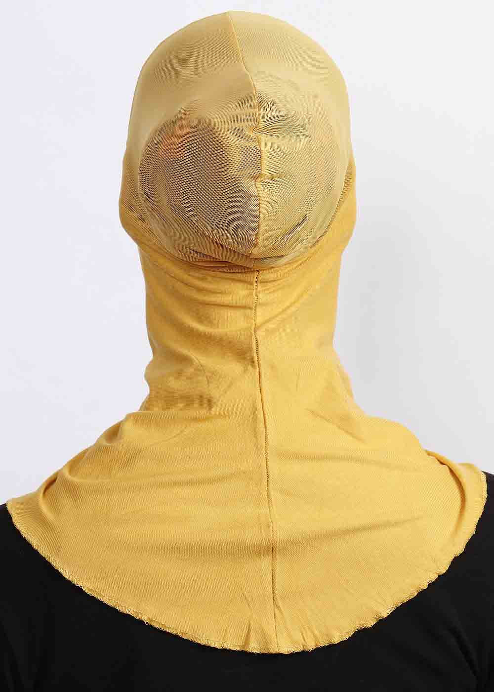 Mustard Underscarf , Inner Hijab Cap, Ninja Cap, Inner Headdress Cotton ...