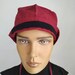 Dark Claret Red Surgical Cap, Nurse Cap | Chemo Hats | Turbans for ...