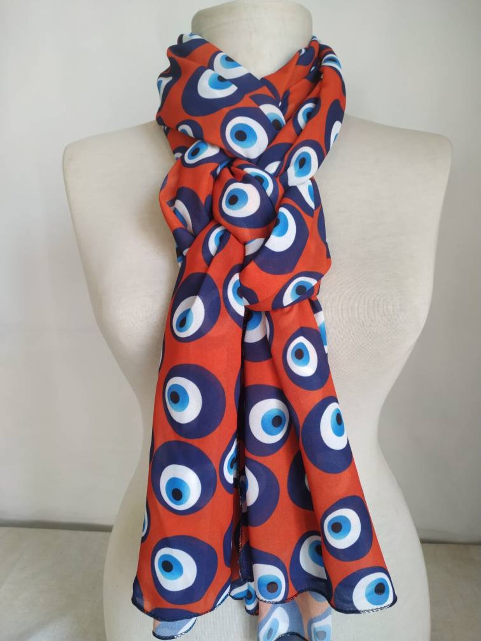 Evileye Scarves, Scarf Woman , Rectangle Scarf Evil Eye Scarf, Hijab ...