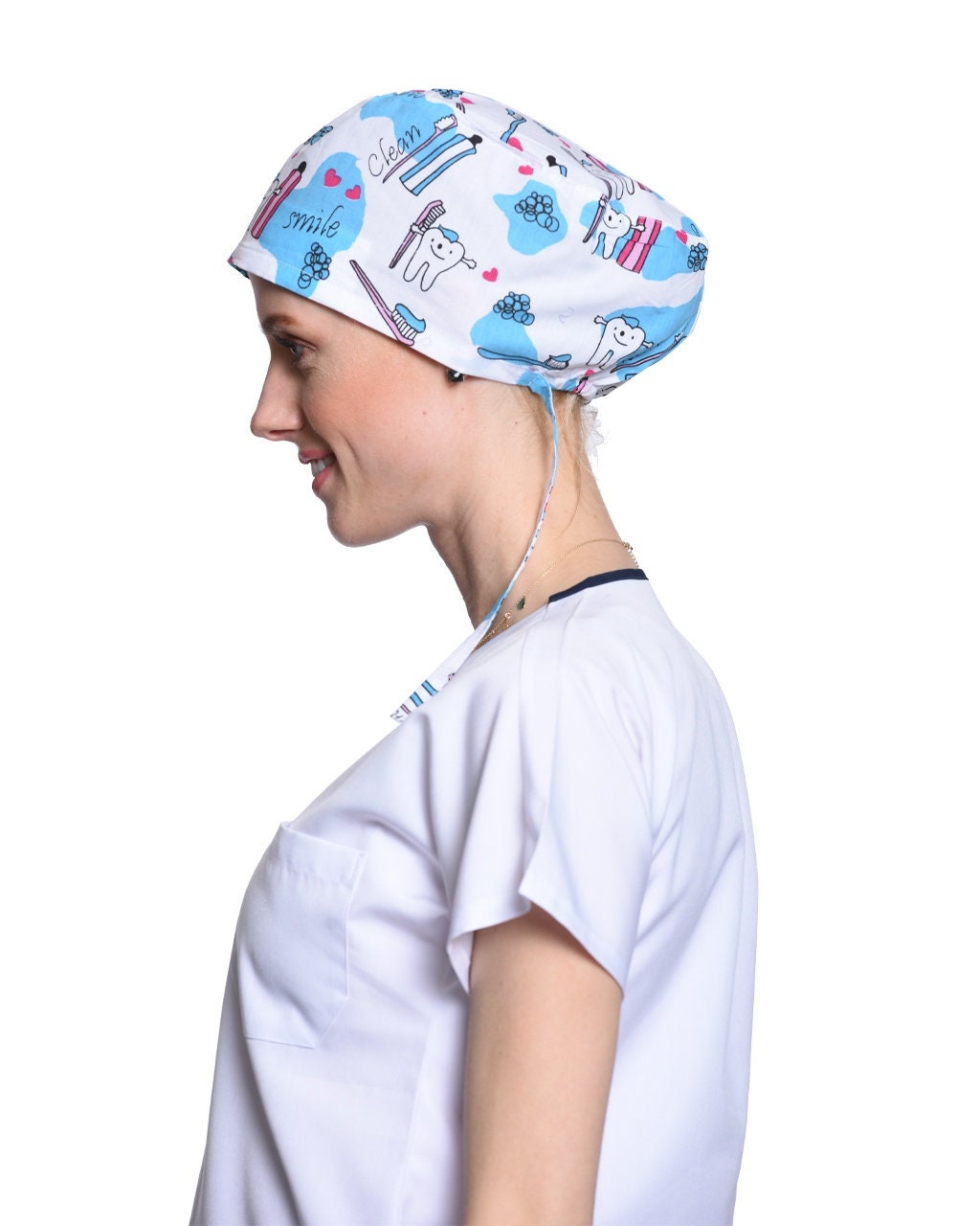 Surgical Cap Women , Hair Cover for Nurses, Nurce Cap, Surgical Scrub ...