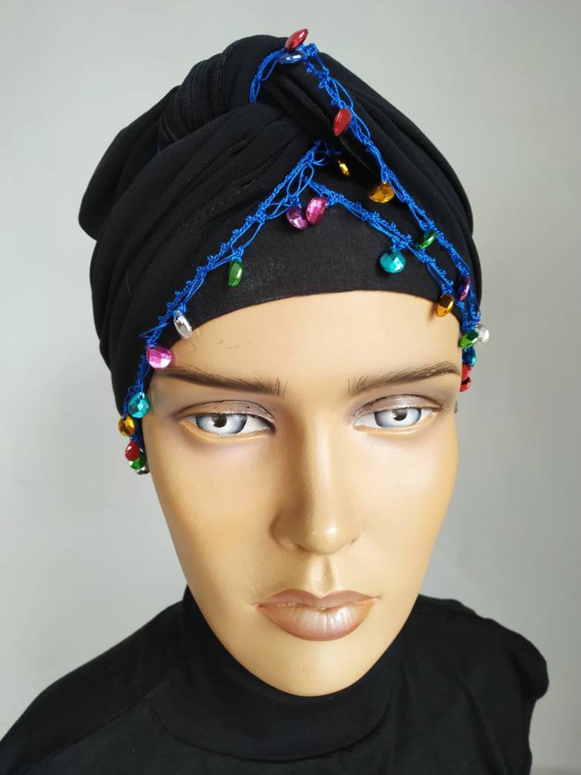 Fácil turbante nudo capó bufanda de la cabeza turbante hiyab fácil ...