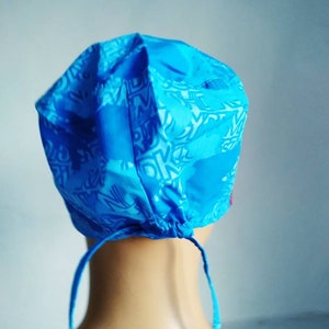 Blue Nurse Cap | Doctor Cap | Head Covers - Woman Surgical Cap, Medical ...