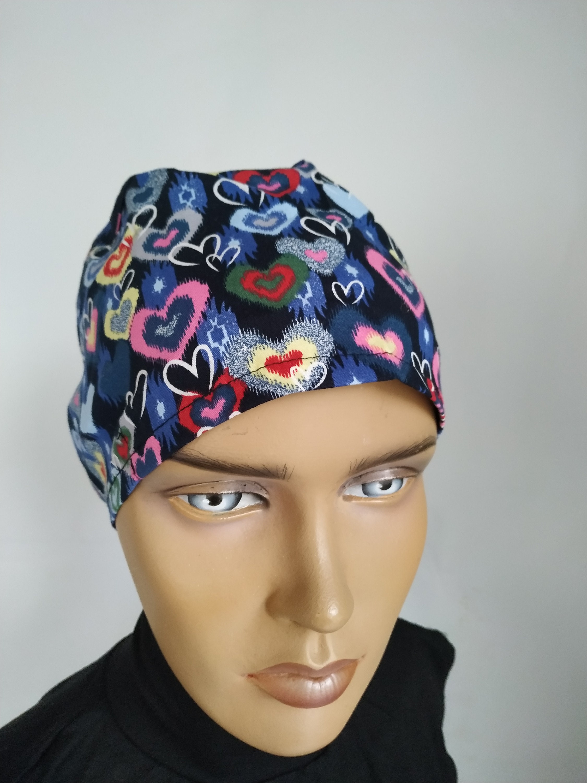 colors-heart-nurse-cap-doctor-cap-woman-surgical-scrub-etsy