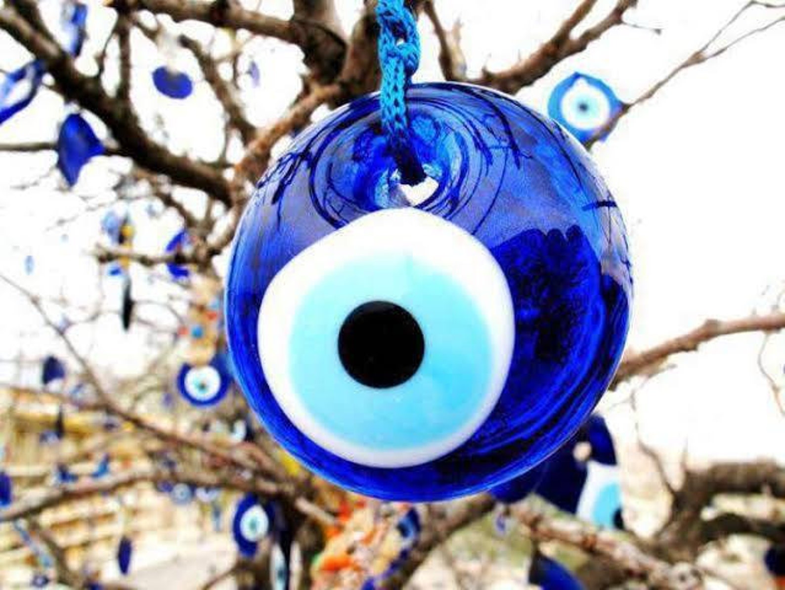 Evil Eye Wall Hanging , Wedding Decor , Evil Eye Home Decor, Greek Evil ...