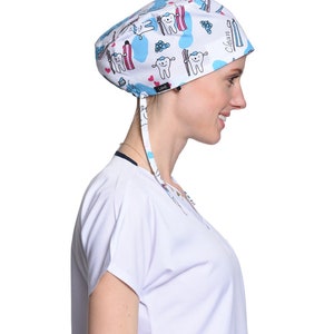 Surgical Cap Women , Hair Cover for Nurses, Nurce Cap, Surgical Scrub ...