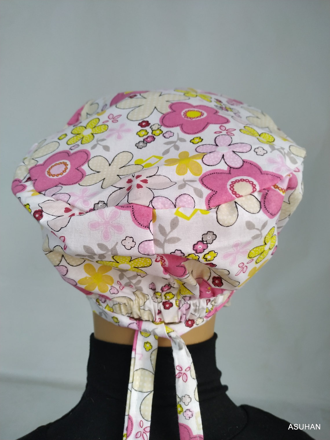 Flowers Nurse Cap Doctor Cap Head Covers Woman Surgical - Etsy