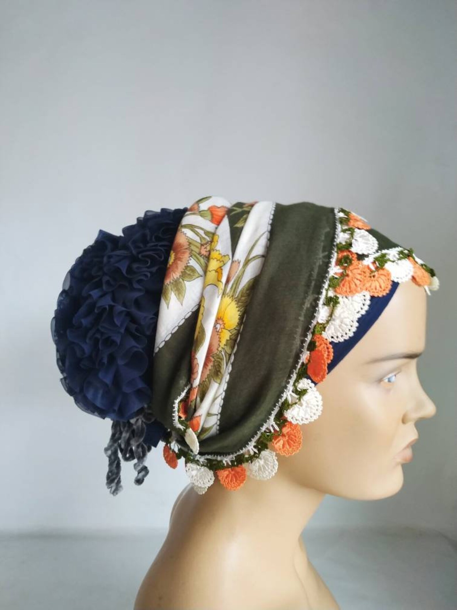 Square Turkish Scarf - Scarves for Woman - Hijab Scarves - Tichel ...