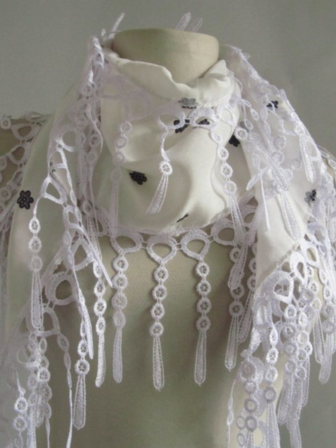 White Scarf Scarf Accessories Chiffon Scarf White Scarf Scarf Sale ...