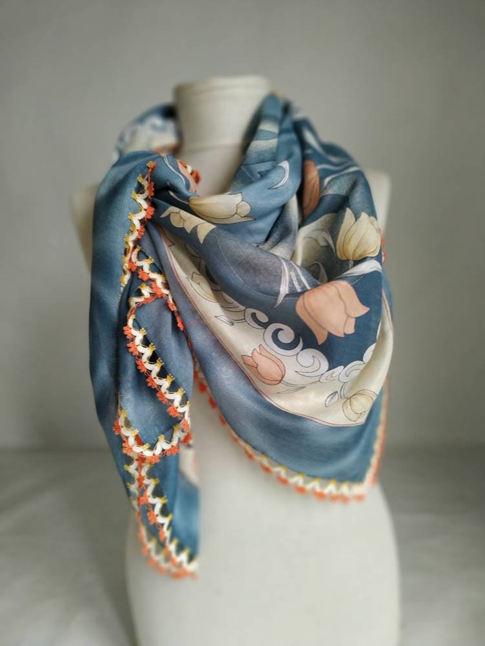 Square Scarves - Turkish Scarf - Tichel, Headband, Headcovering ...