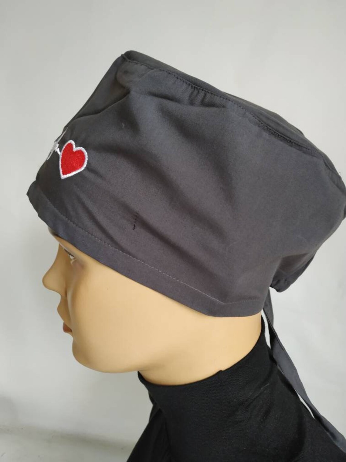 Dark Gray Surgical Cap Nurse Cap Chemo Hats Head Covers - Etsy