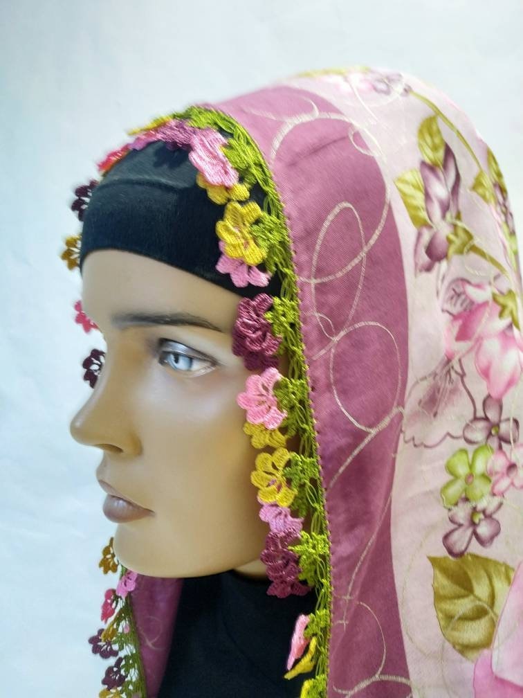 Square Turkish Scarf - Scarves for Woman - Hijab Scarves - Tichel ...