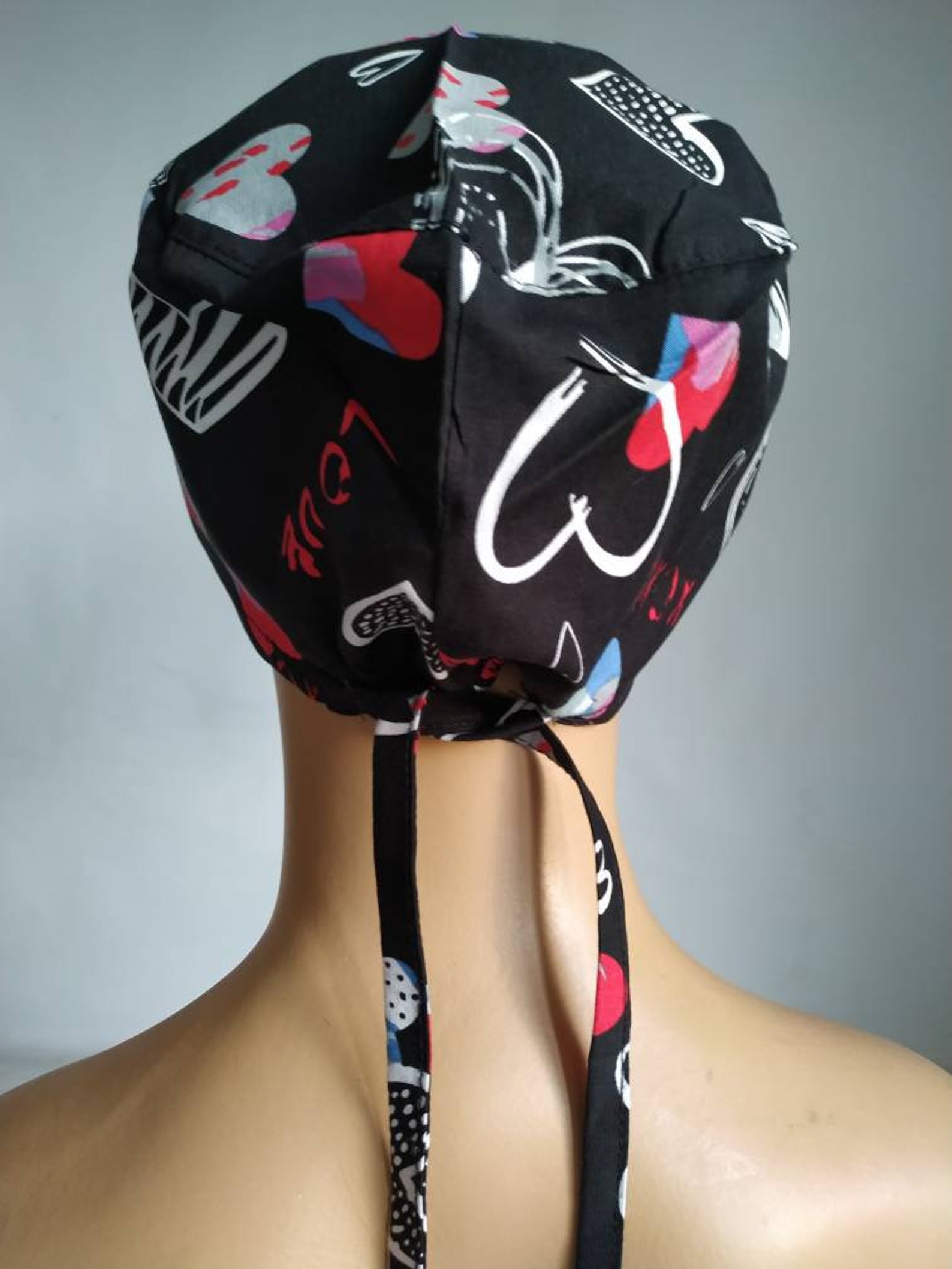 Heart Nurse Cap | Doctor Cap | Head Covers - Woman Surgical Scrub Hats ...