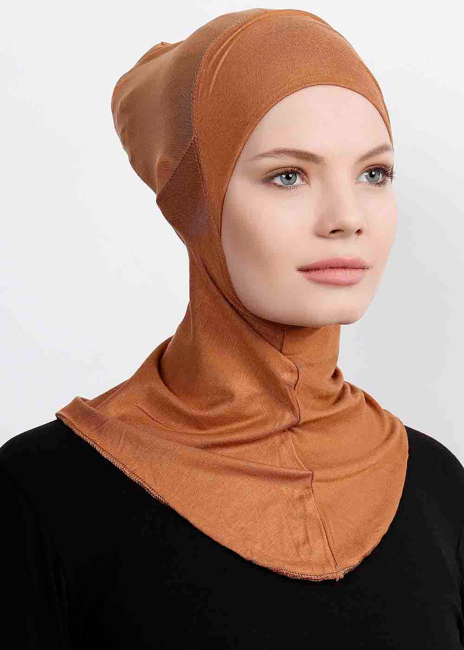 Camel Underscarf , Inner Hijab Cap, Ninja Cap, Inner Headdress Cotton ...