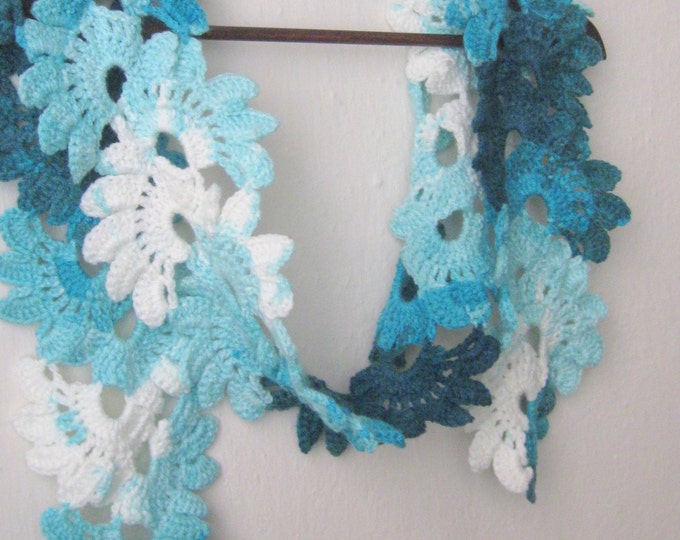 OCEAN BLUE TURQUOIS Scarf charismatic Very Cool-very Useful - Etsy