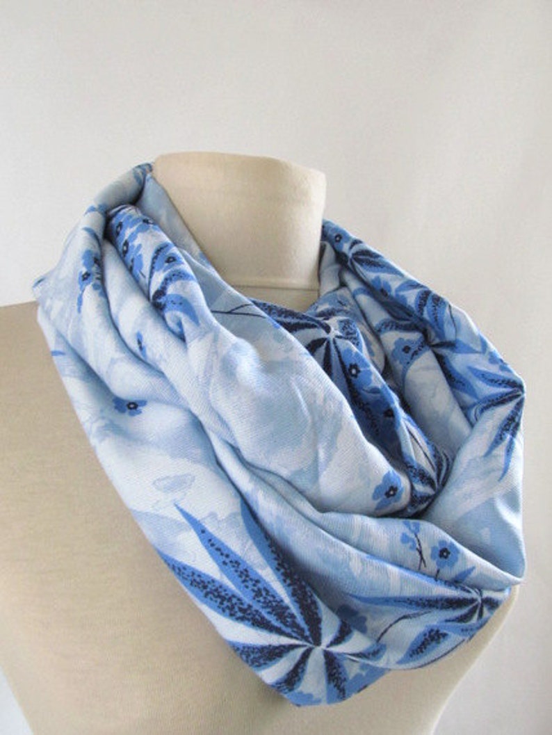 Fashion Scarf, Women Circle Scarf, Infinity Loop Circle Scarf, Cotton ...