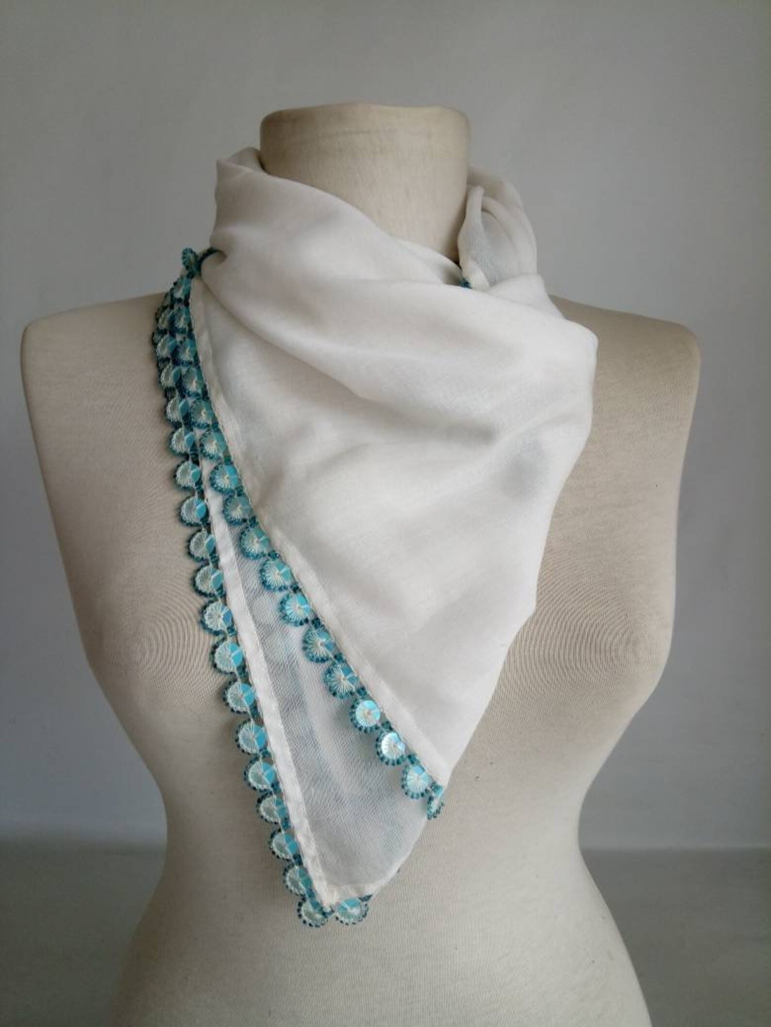 Cotton Scarf White Scarf Turkish Scarves Oya Scarf - Etsy