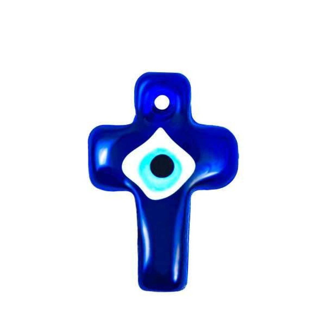 Cross Evil Eye , Cross Wedding Favor , Evil Eye Cross , Cross Glass ...