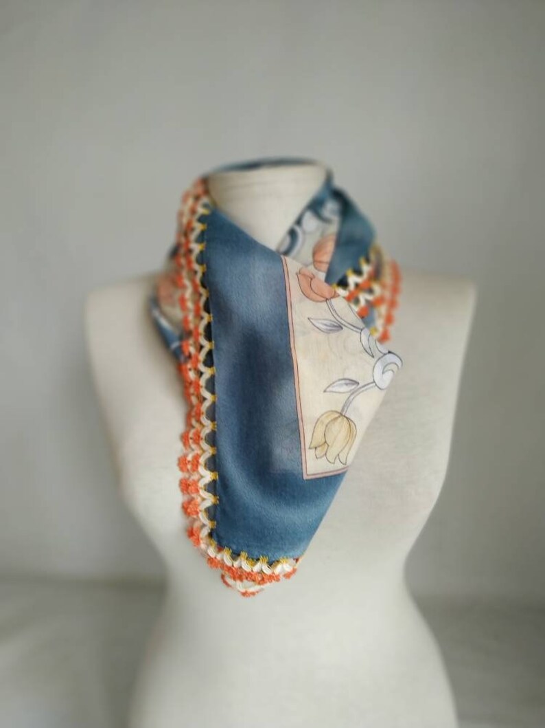 Square scarves Turkish Scarf tichel headband | Etsy