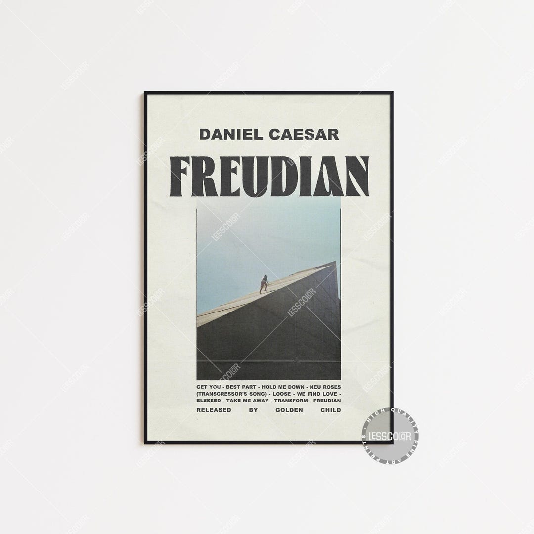 Daniel Caesar Posters | Freudian Album Poster | Tracklist Album Cover ...