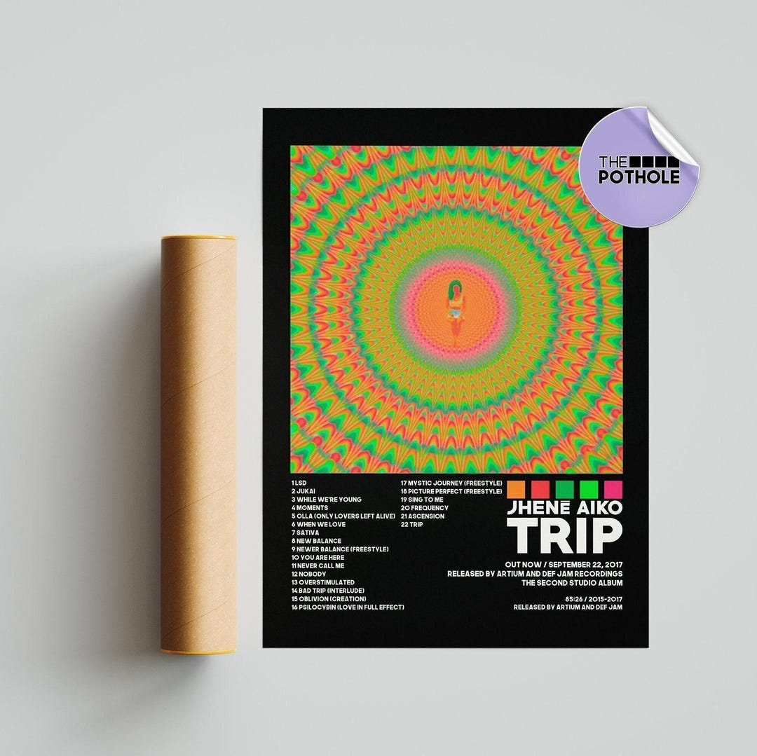 Jhene Aiko Poster / Jhene Aiko Trip Poster / Jhene Aiko / Trip / Album ...