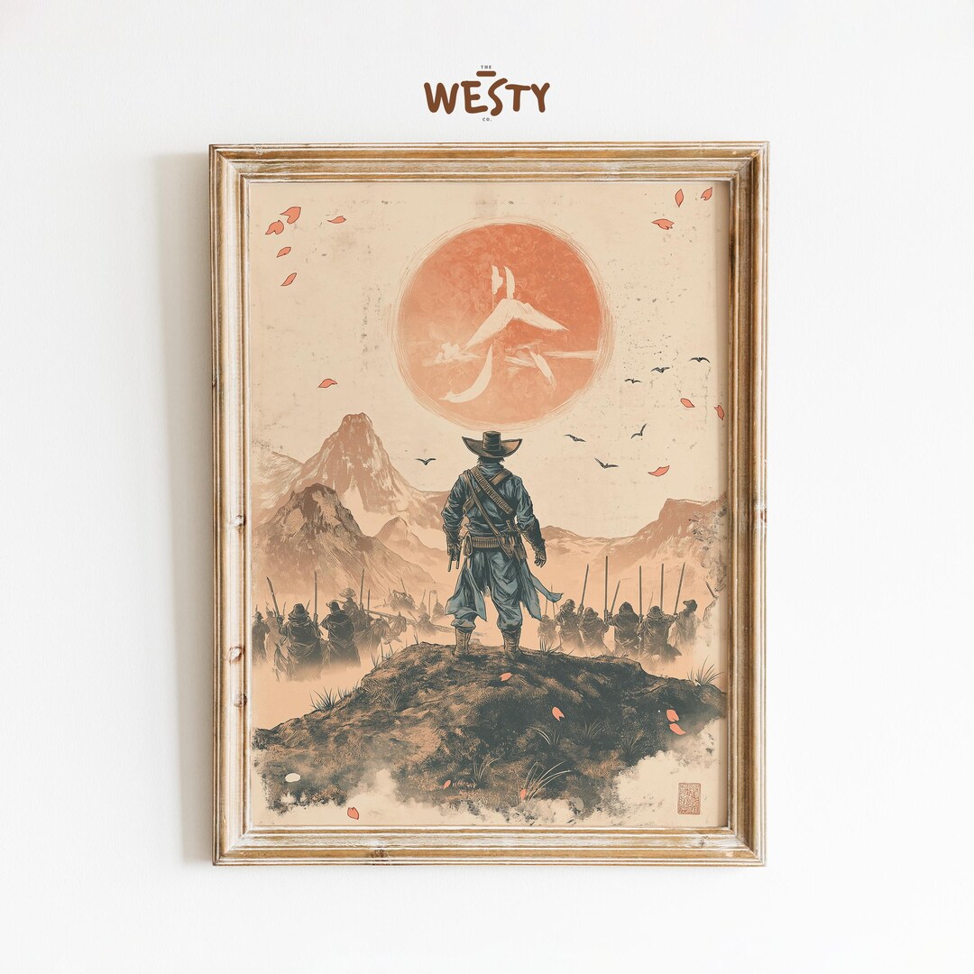 The Ronin Gunslinger | Samurai Cowboy Battle Art | Epic Western Warrior ...