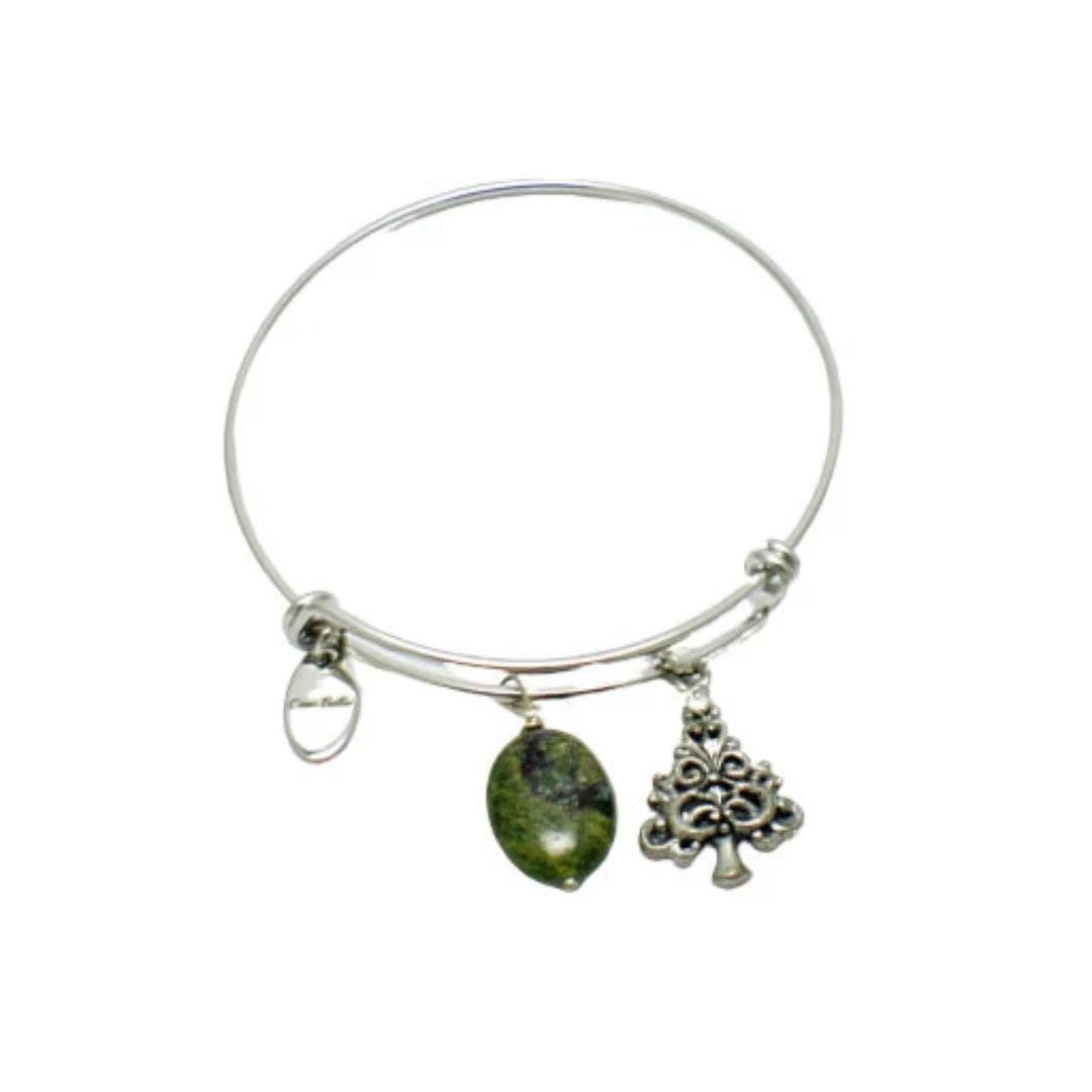 Christmas Tree Bracelet - Filigree Charm Bracelet - Christmas Gift ...
